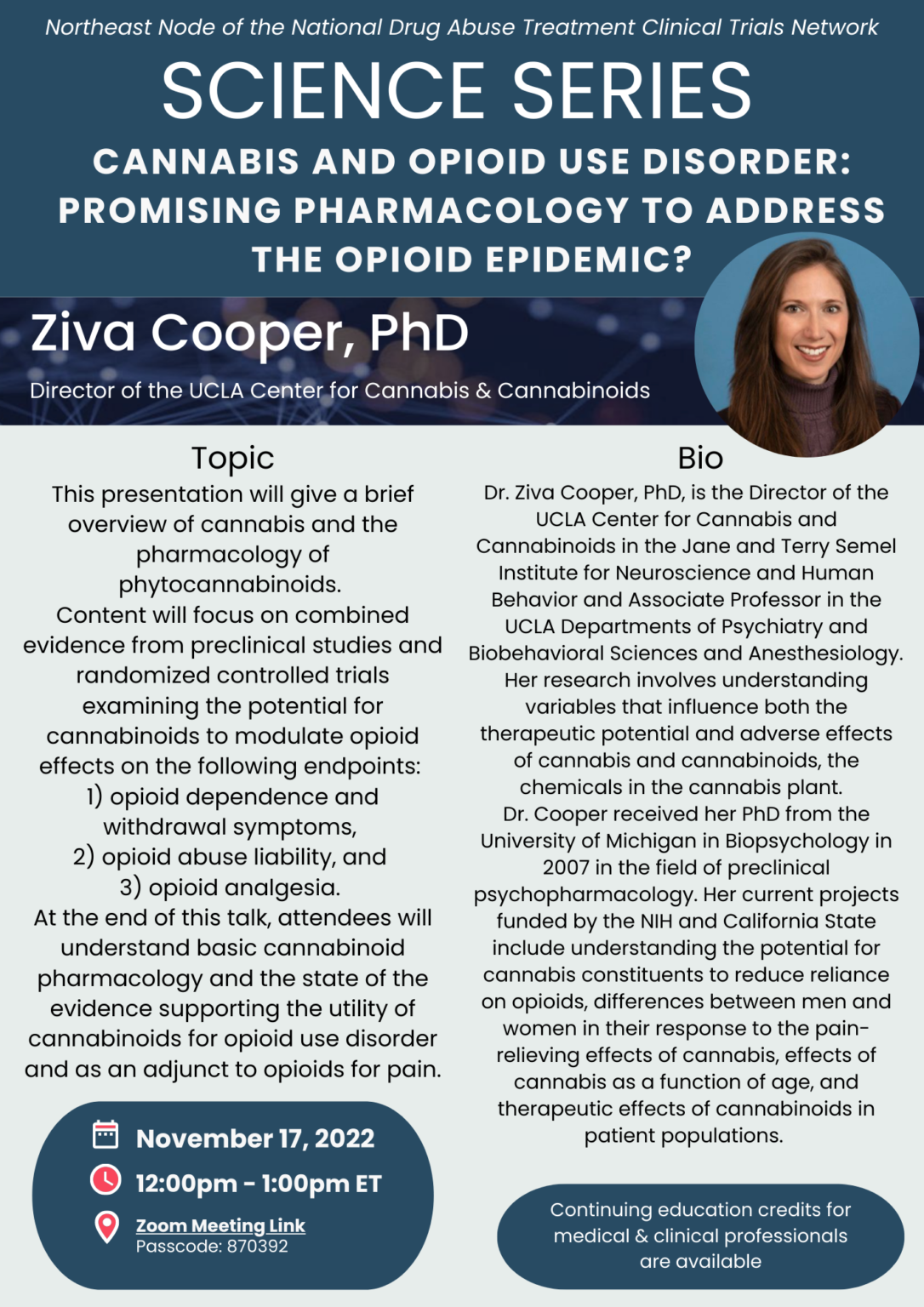 SCIENCE SERIES: Cannabis and opioid use disorder: Promising ...